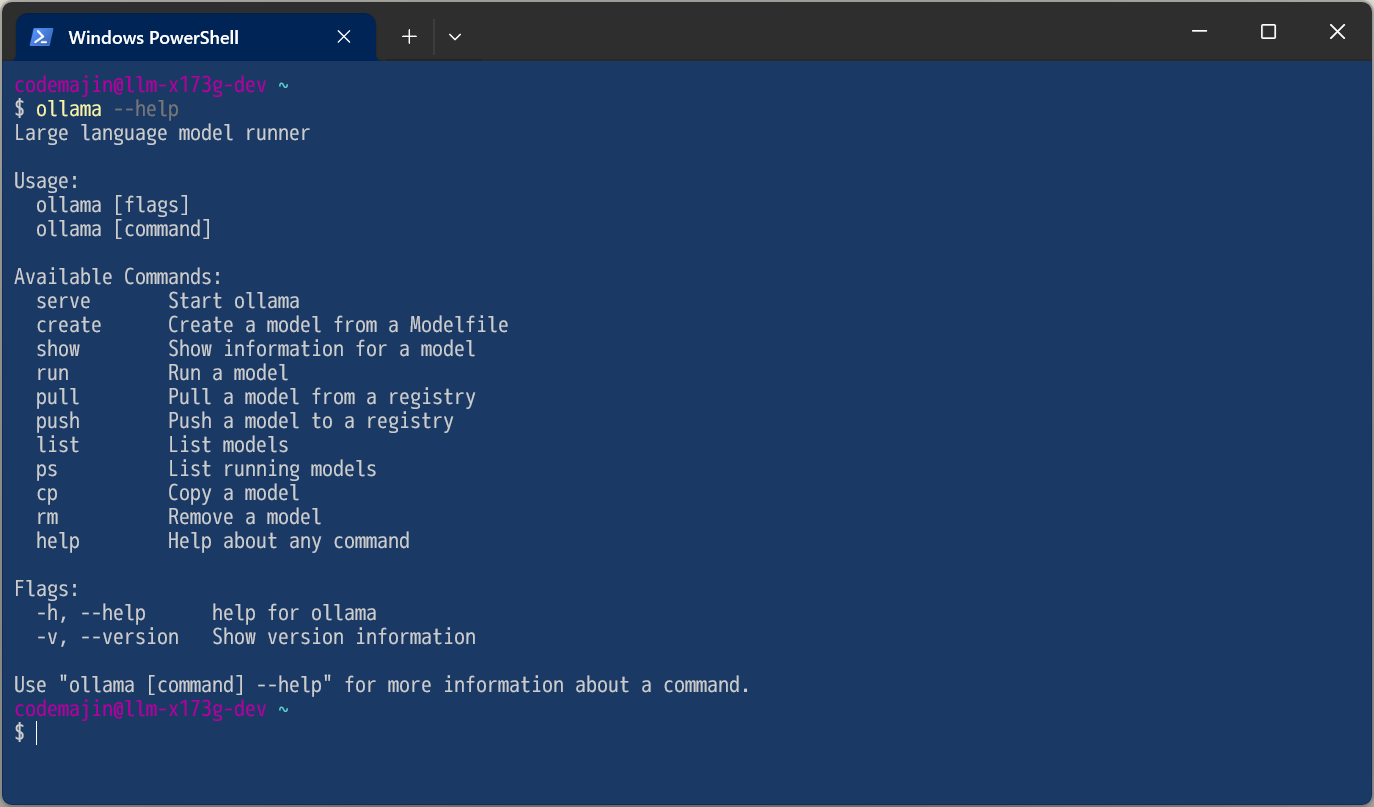 Ollama: ローカルPCでLLMを動かしてみる！ – codemajinのえんとろぴぃ